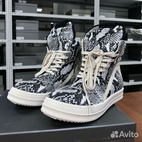 Rick Owens geobasket snake leather купить в Липецке по низкой цене с ...