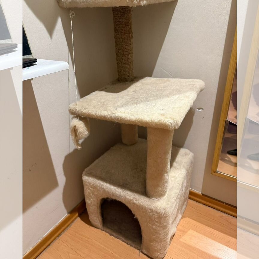 Когтеточка домик для кошки