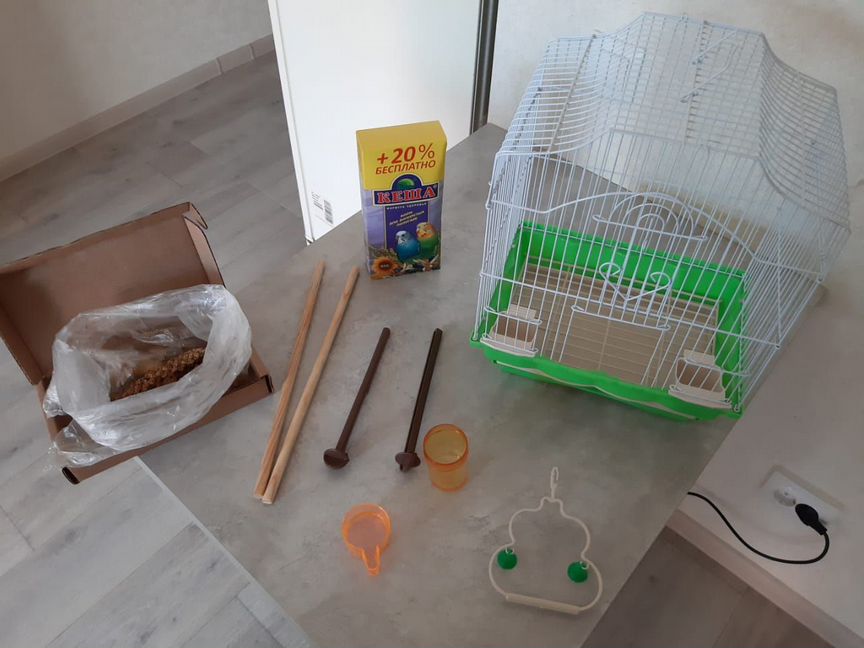 Клетка для волнистых попугаев