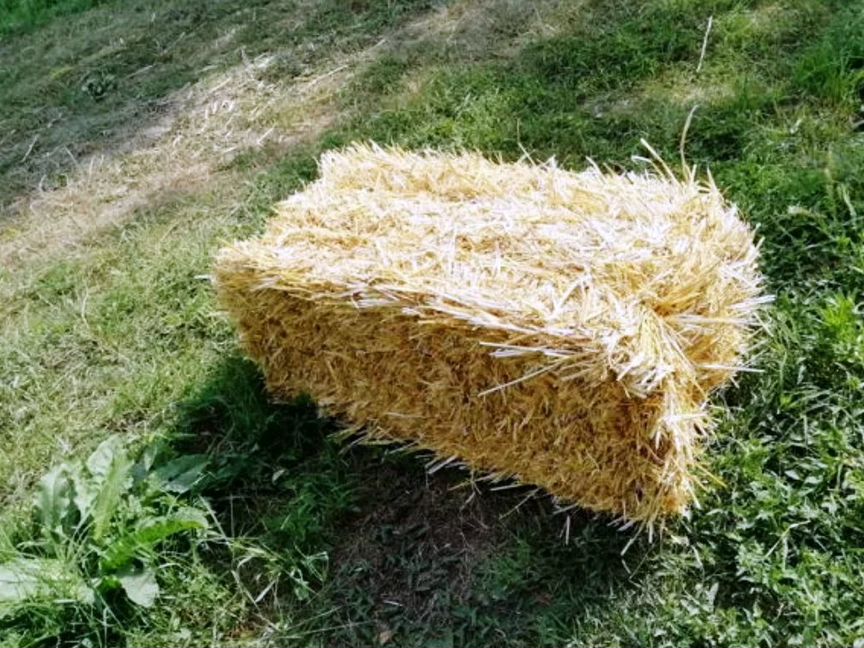 Солома в тюках