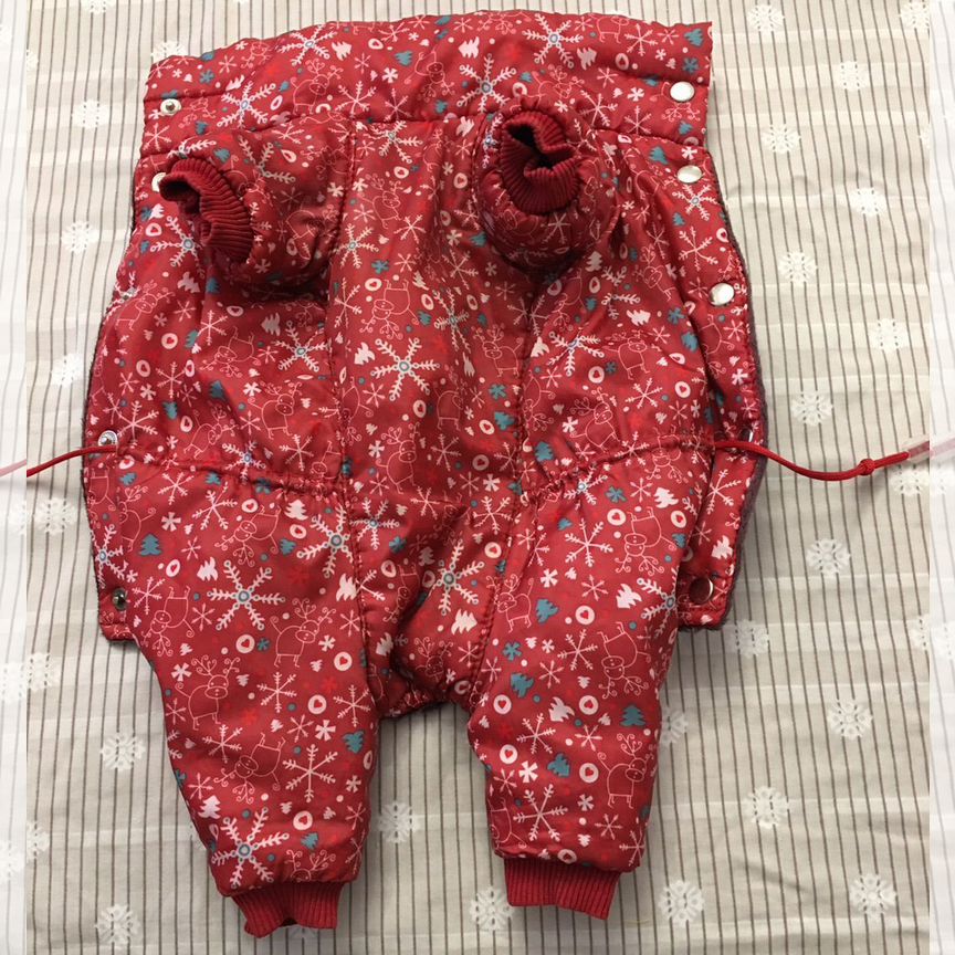 Зимний комбинезон для маленькой собачкки девочки