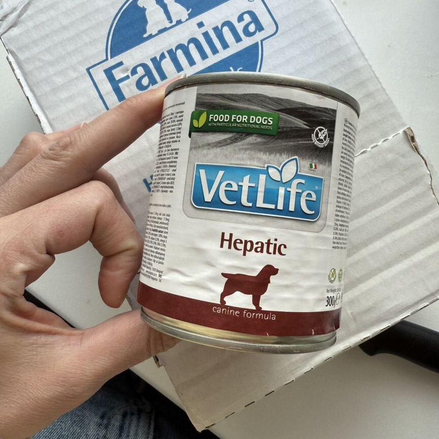 Корм для собак hepatic vet life