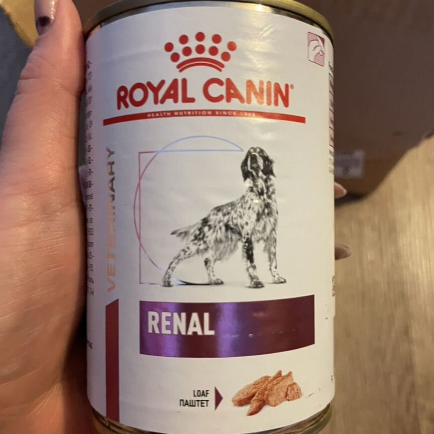 Влажный корм для собак Royal canin Renal (паштет)