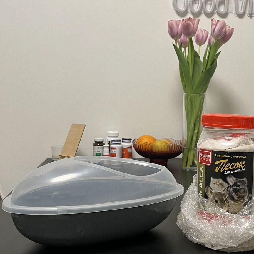 Ванночка для купания шиншил