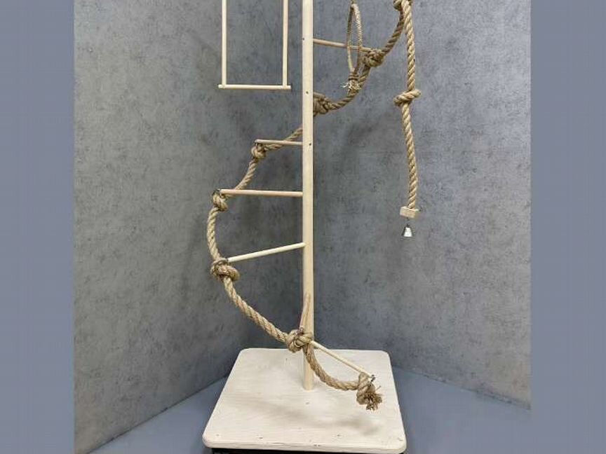 Игровой стенд для попугая напольный