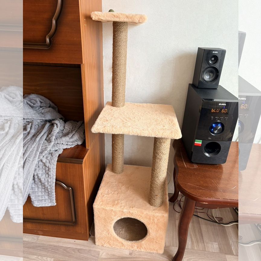 Когтеточка домик для кошки