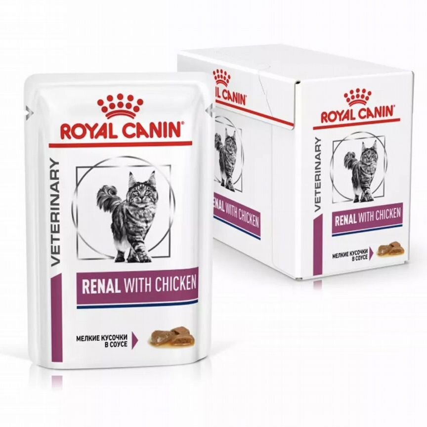 Корм для кошек royal canin ренал