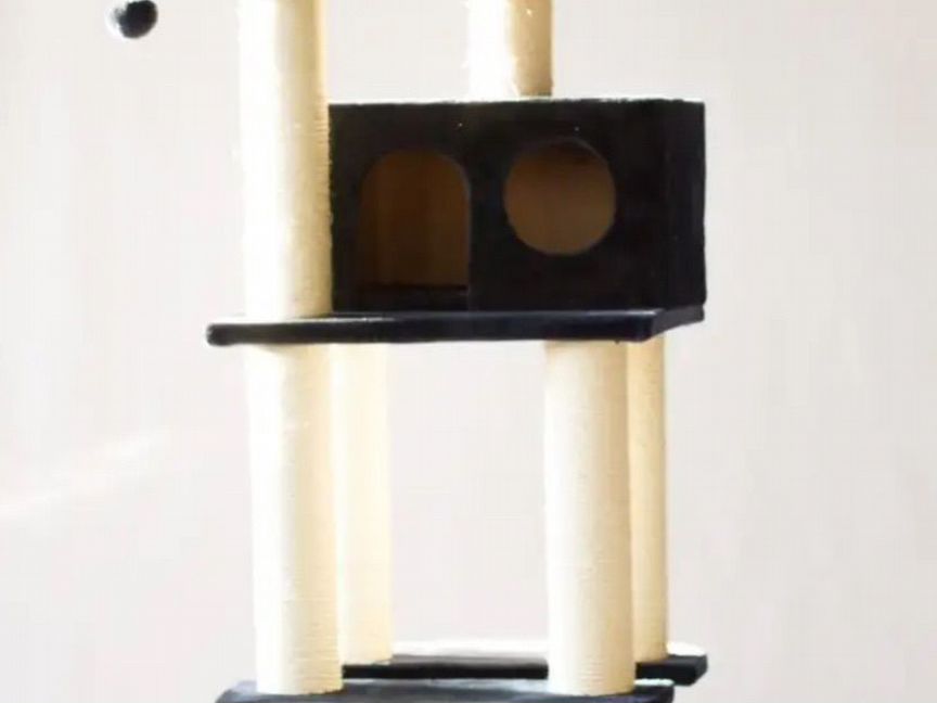 Домик для кошки planet темно-синий