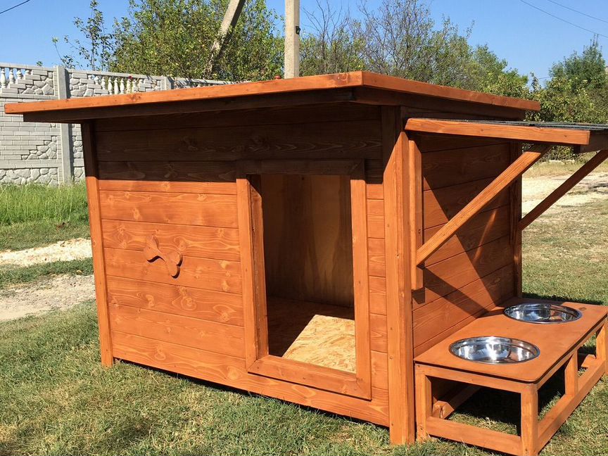 Будки для больших собак с утепленным полом