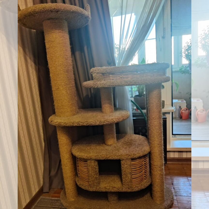 Когтеточка домик для кошки