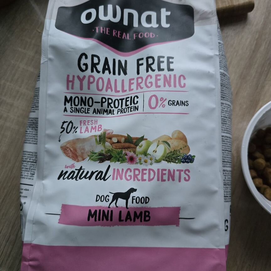Корм для собак ownat