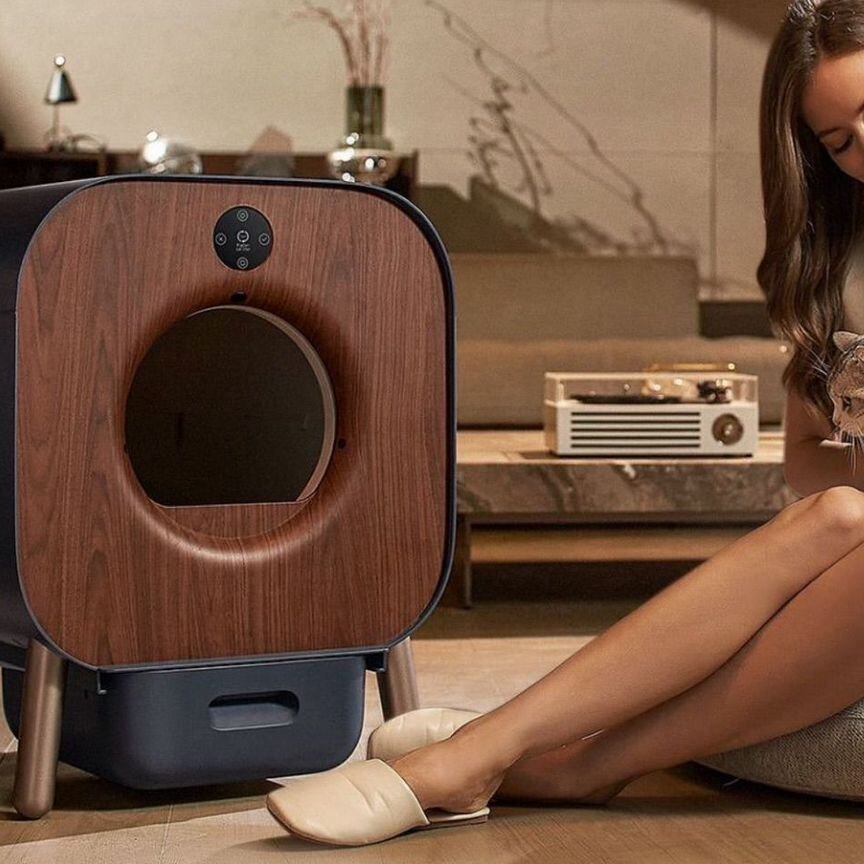 Автоматический лоток для кошек pawbby