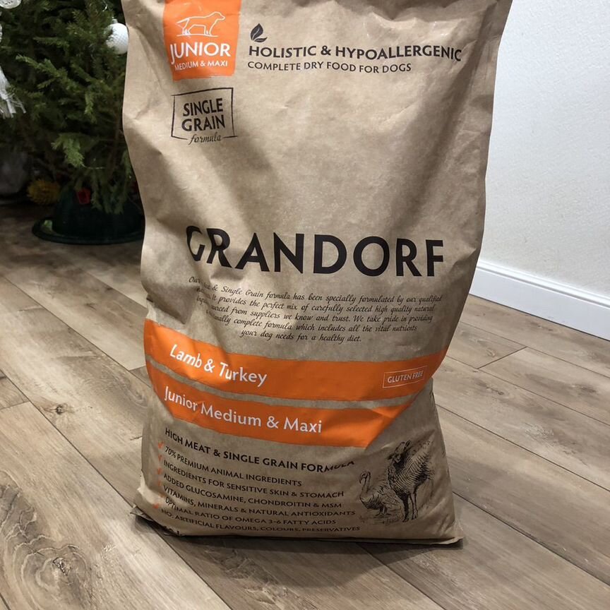 Корм для собак grandorf junior