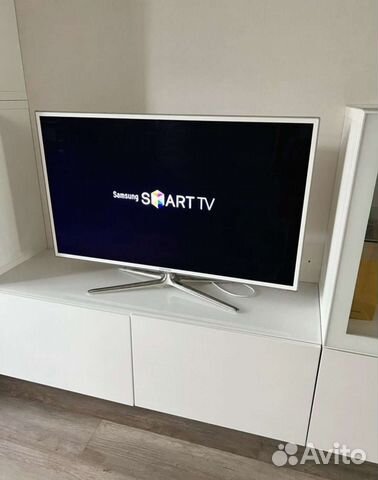 Белый 3D телевизор Samsung 40 дюймов купить в Люберцах | Электроника ...