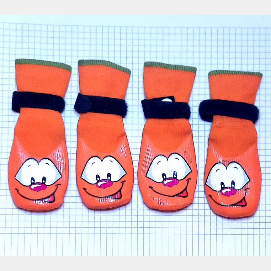 Носки для собак прорезиненные 3-4 размер, Барбоски