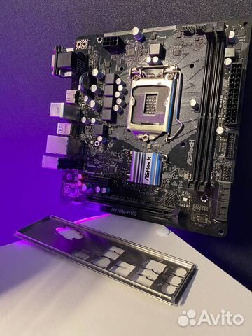 Материнская плата asrock H410M-HVS LGA 1200 купить в Санкт-Петербурге ...