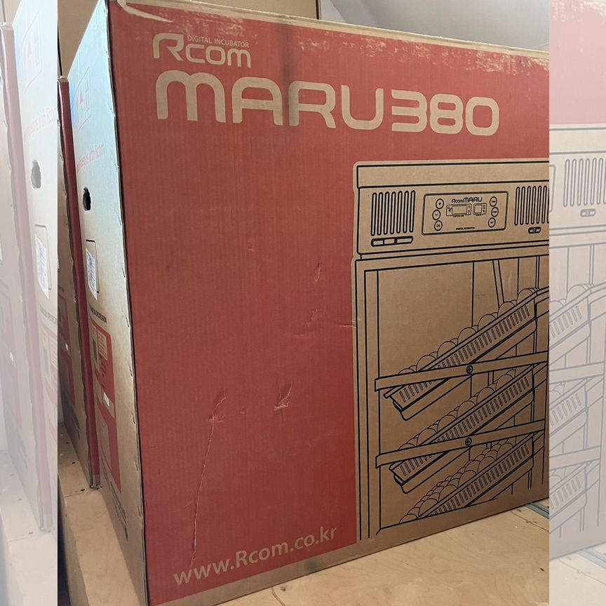 Инкубатор rcom maru 380 новый