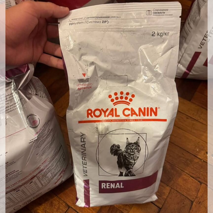 Корм для кошек royal canin renal 2кг