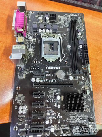 ASRock H81 Pro BTC R2.0 купить в Санкт-Петербурге | Электроника | Авито