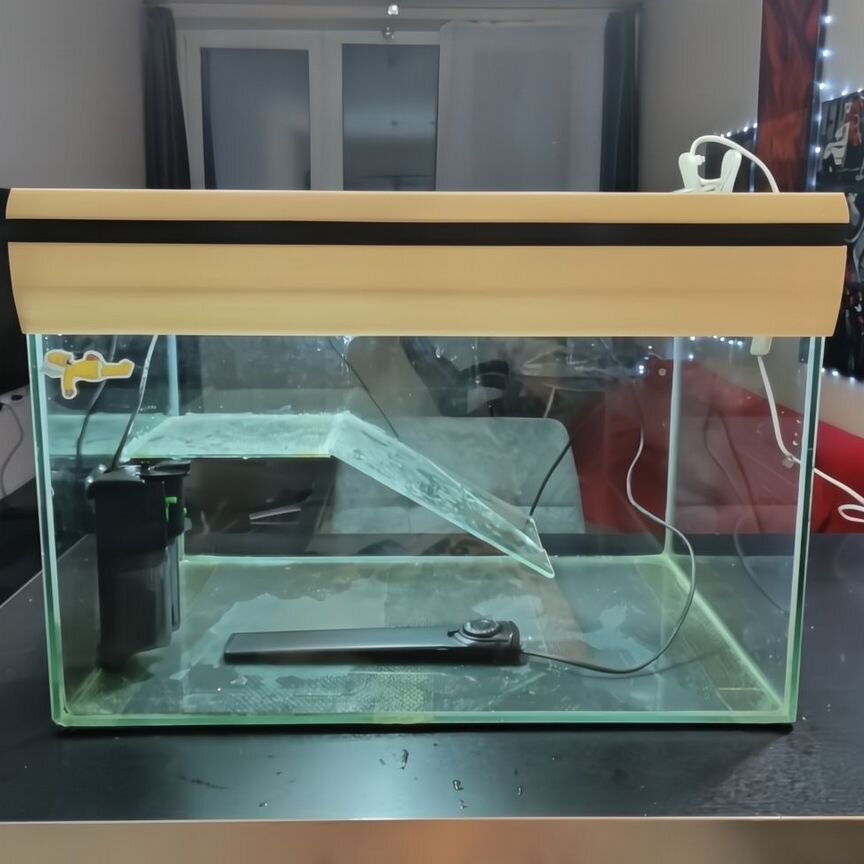 Аквариум для черепах (полный комплект) 90 литров