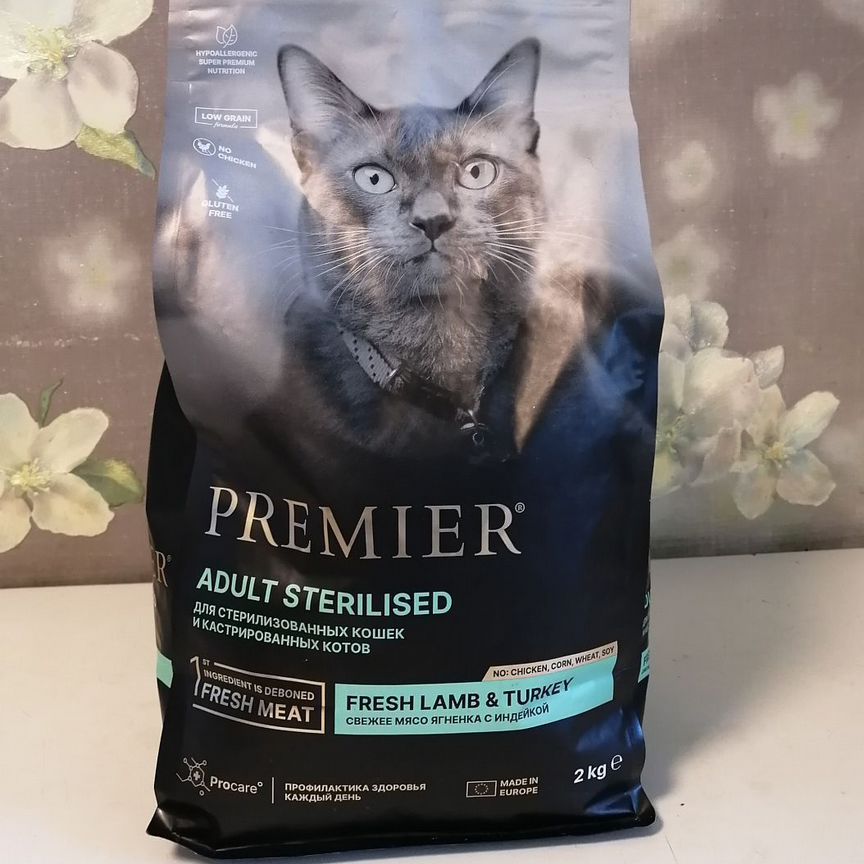Сухой корм для стерилизованных кошек Premier