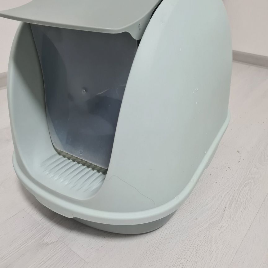 Кошачий лоток домик