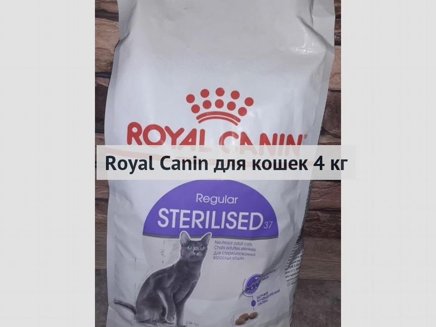 Royal canin regular sterlised 37 Royal Canin для к