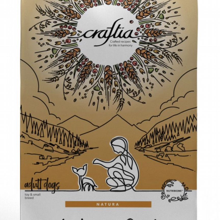 Корм для собак craftia из ягненка С перепелкой