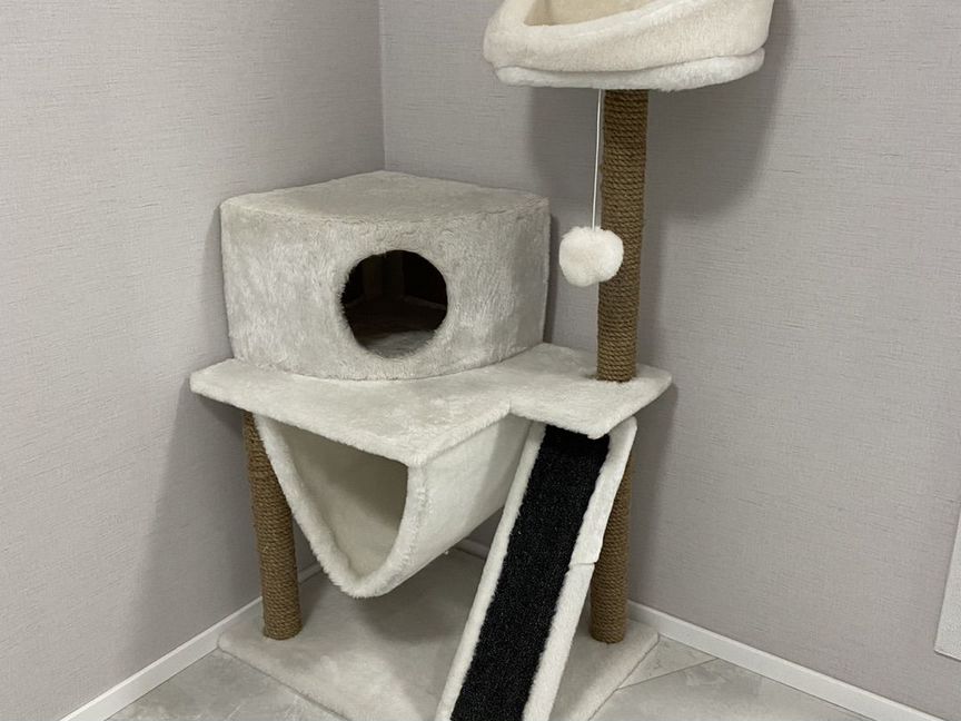 Домик для кошки с когтеточкой