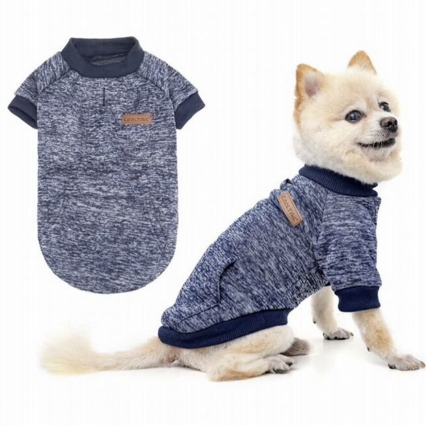 Одежда для маленьких собак, толстовка на шпица