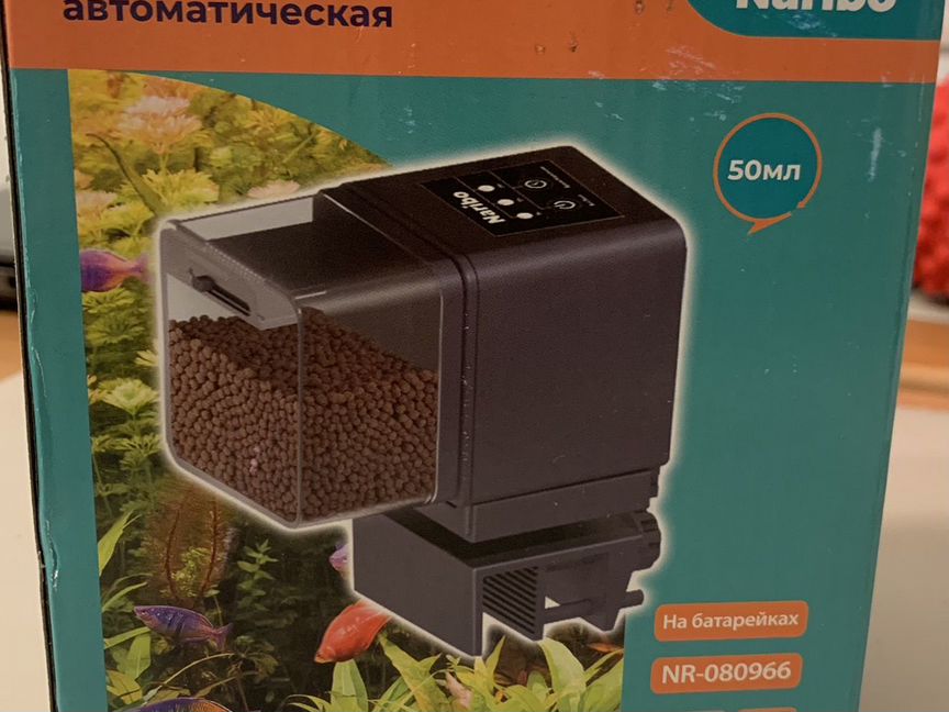 Кормушка для рыб, новая