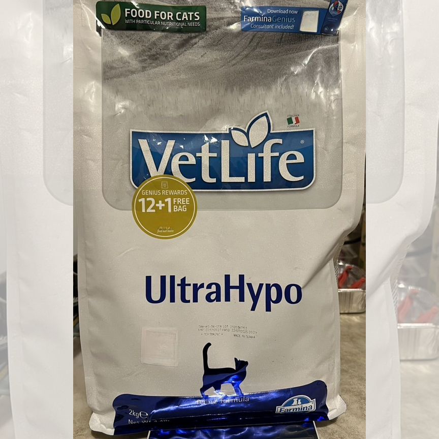 Farmina vet life ultrahypo доя кошек