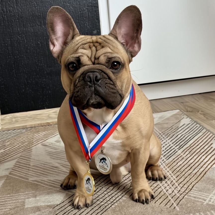 Французский бульдог кабель вязка