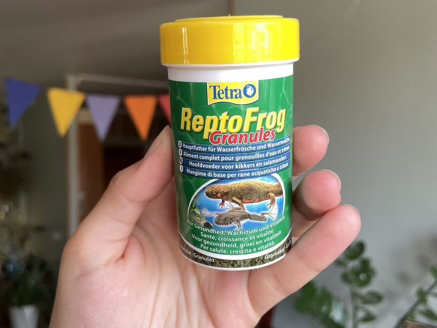 Корм для лягушек и тритонов Repto frog granules