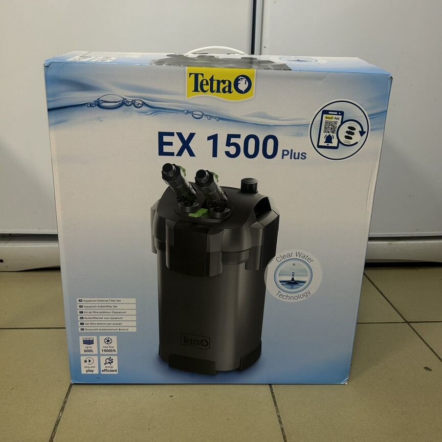 Внешний аквариумный фильтр tetra ex1500 plus