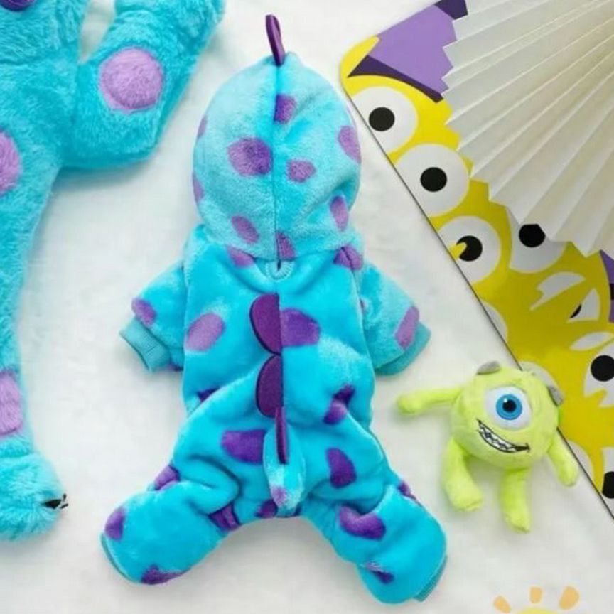 Ledouxy Теплый костюм для собаки с капюшоном