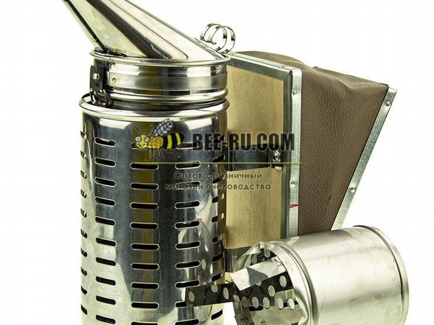 Дымарь пчеловода H300 D100 (нж.,мех кожзам, стакан