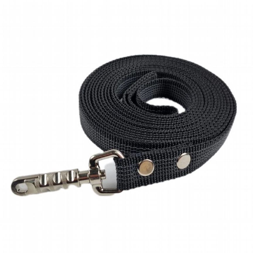 Поводок для собак нейлоновый с цилиндрическим кар