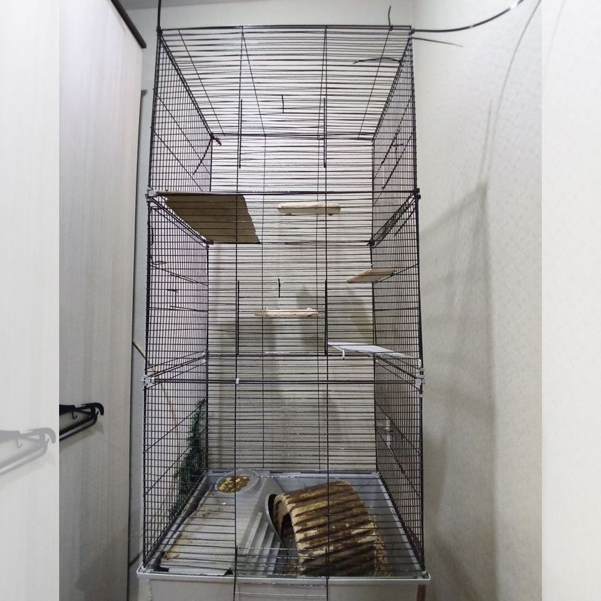 Клетка для грызунов большая б/у