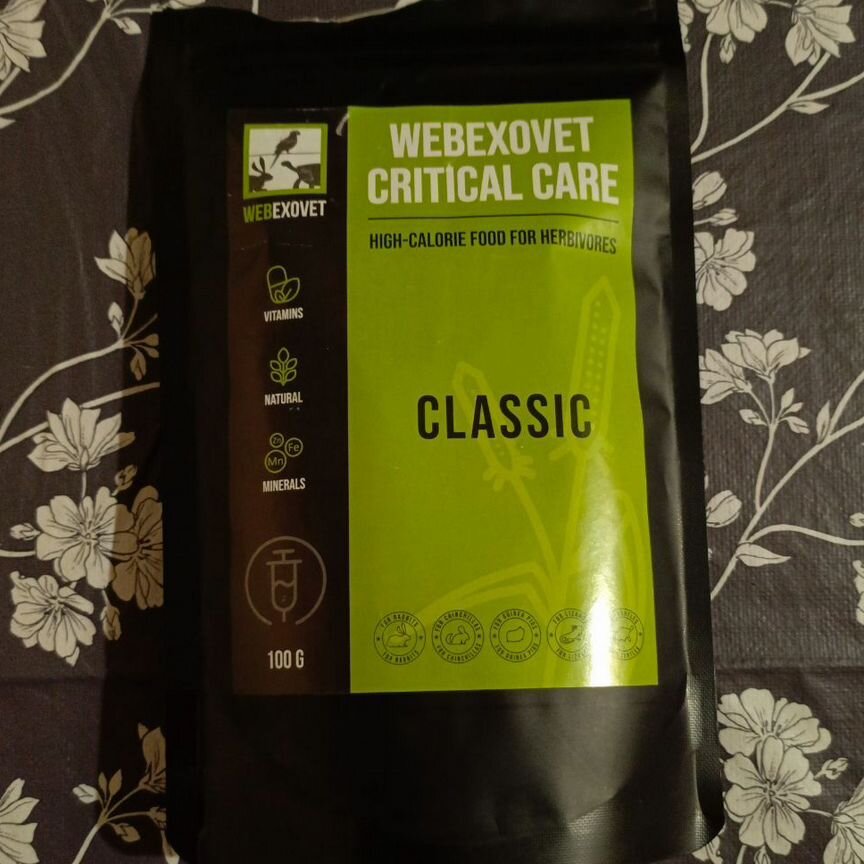 Корм Webexovet critical cate