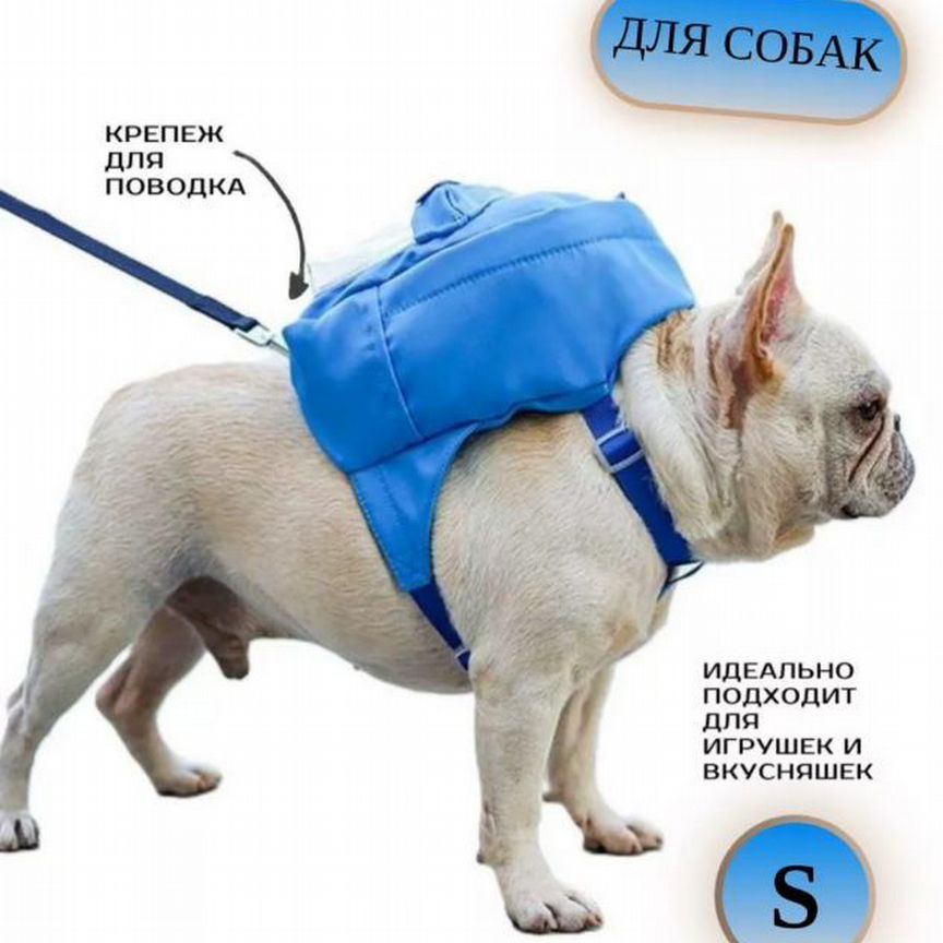 Шлейка рюкзак для собаки