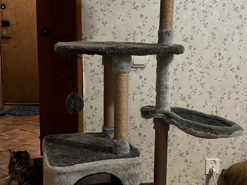 Домик для кошки с когтеточкой бу