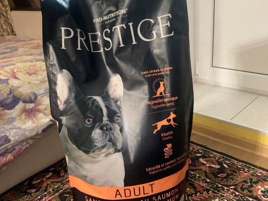 Prestige adult grain free с лососем (12кг)