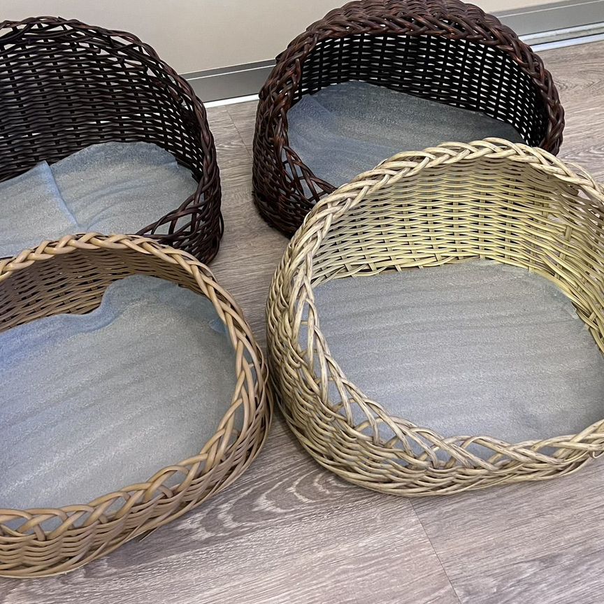 Лежанки из ротанга для кошек и собак