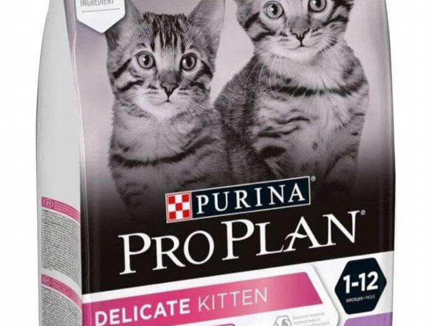 Purina Pro Plan Delicat Kitten индейка 10 кг