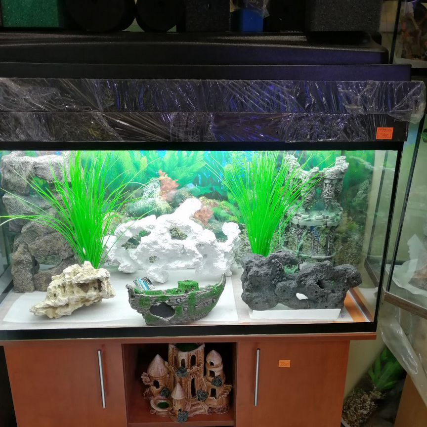 Аквариум новый 200л и другие