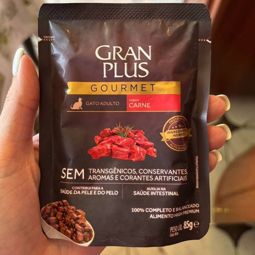 Влажный корм для кошек Granplus Gourmet Cat