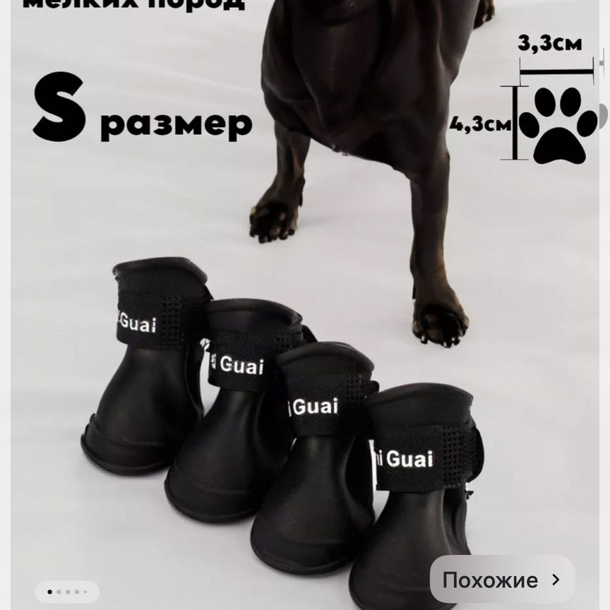 Обувь для собак мелких пород
