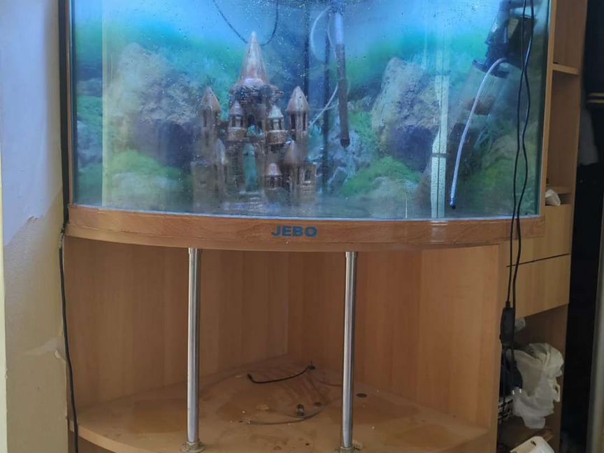 Аквариум напольный угловой Jebo