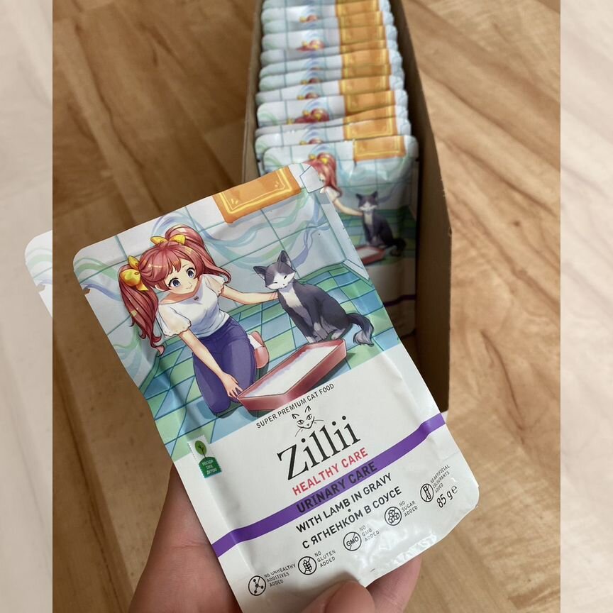 Влажный корм для кошек zillii urinary care